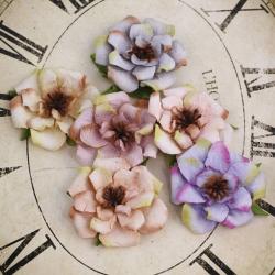Parisa Handmade 'Mayfair' Paper Flowers (Set of 6) - Bed Bath & Beyond ...