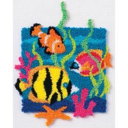 Tropical Fish Punch Needle Kit-8"X10" - Bed Bath & Beyond - 6755644