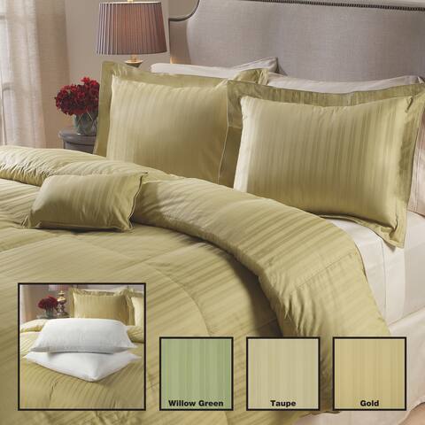 Luxurious 400 Thread Count White Down Comforter 6-piece Set - Overstock ...