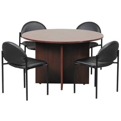 Boss 42-inch Round Conference Table - Overstock - 7900846