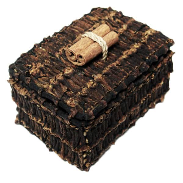 Handmade 3-inch Rectangle Clove Box, Handmade in Indonesia - Bed Bath ...