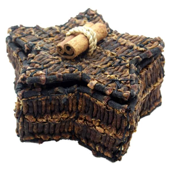 Handmade 3-inch Star Clove Box, Handmade in Indonesia - Bed Bath ...
