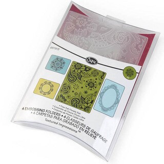 Sizzix 'Far Out Florals' by Rachael Bright Embossing Folders (Set of 2 ...