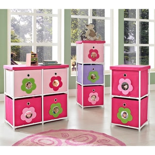Altra Kids' Pink Flower Bin Storage System - Bed Bath & Beyond - 7913179