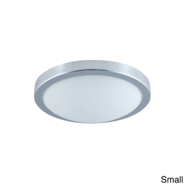 Jesco Moonlight Ceiling/ Wall Mount Light Dome Fixture - Silver - Bed ...