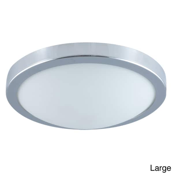 Jesco Moonlight Ceiling/ Wall Mount Light Dome Fixture - Silver - Bed ...