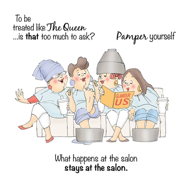 Art Impressions Girlfriends Cling Rubber Stamp-Beauty In Progress Set ...