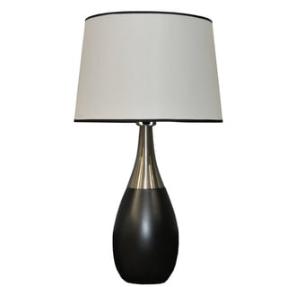 Black/ Silver Bowling Pin Lamps (Set of 2) - Bed Bath & Beyond - 7924250