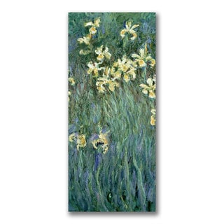 Claude Monet 'The Yellow Irises' Canvas Art - Multi - Bed Bath & Beyond ...