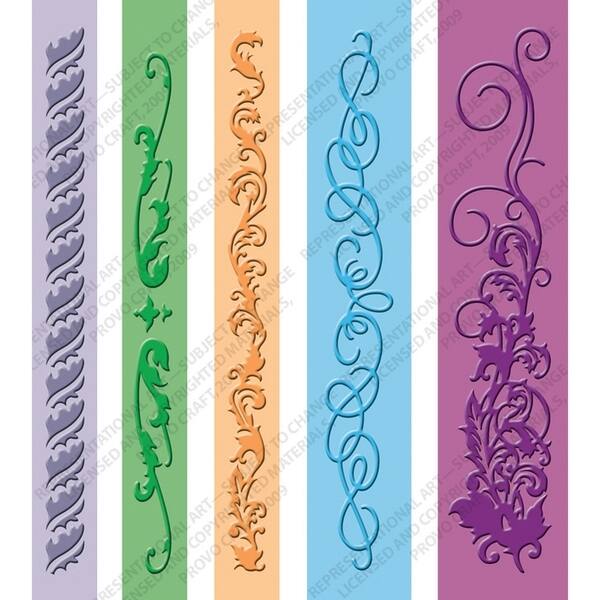 Cuttlebug Embossing Folder Border Set 5/Pkg-Organic - Bed Bath & Beyond ...