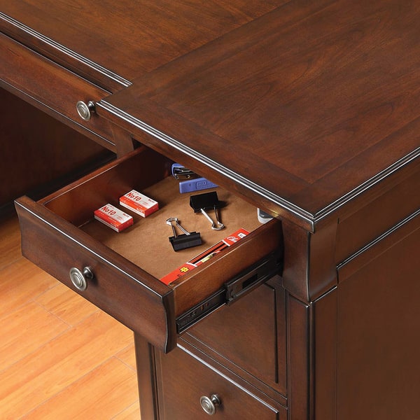 Office Star Products Inspired by Bassett Yesler Executive Desk - Bed ...