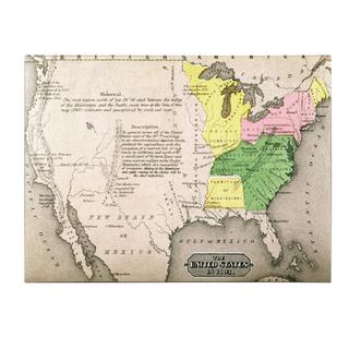 'Map of the United States in 1803' Canvas Art - Multi - Bed Bath ...