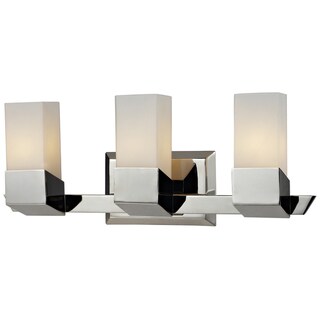 Zen 3-light Chrome Vanity - Bed Bath & Beyond - 7967125