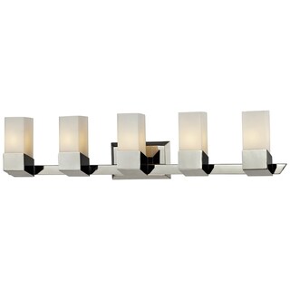 Zen 5-light Chrome Vanity - Bed Bath & Beyond - 7967127
