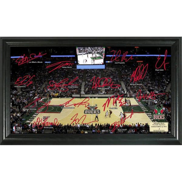 Highland Mint Milwaukee Bucks Signature Court - Bed Bath & Beyond - 7969587