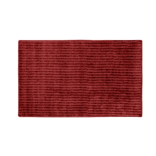 Somette Xavier Stripe Chili Pepper Red 30 x 50 Bath Rug - Bed Bath ...