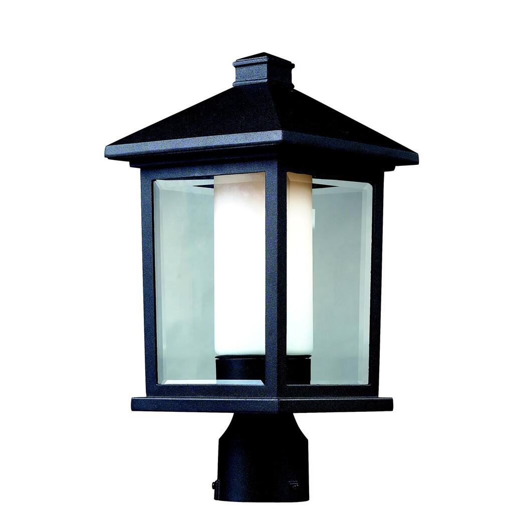 'Mesa' Black Outdoor Post Light - Overstock - 7971878