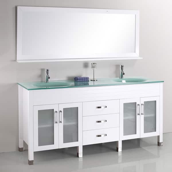 Quinn 68-inch Double-sink Vanity Set - Bed Bath & Beyond - 7978714