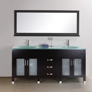 Quinn 68-inch Double-sink Vanity Set - Bed Bath & Beyond - 7978733