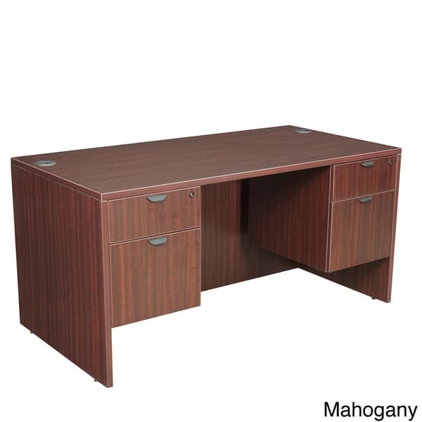 Regency Seating 60 Inch Double Pedestal Desk - Bed Bath & Beyond - 7986484