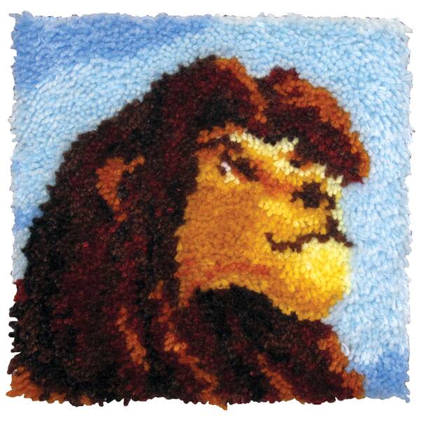 'The Lion King' Latch Hook Kit 12" X 12" - Bed Bath & Beyond - 7989879