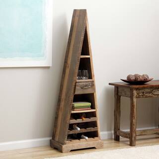 Handmade Pyramid Wine Rack (India) - Bed Bath & Beyond - 7991778