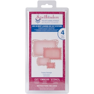 Spellbinders Nestabilities Dies-Timeless Rectangle - Bed Bath & Beyond ...