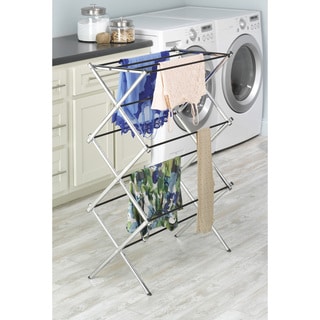 Whitmor 6060-741 Chrome Folding Drying Rack - Bed Bath & Beyond - 7997327