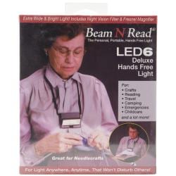 Beam N Read LED 6 Deluxe Hands Free Light-Black - Bed Bath & Beyond ...