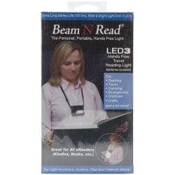 Beam N Read LED 3 Hands Free Travel Reading Light-Black - Bed Bath ...