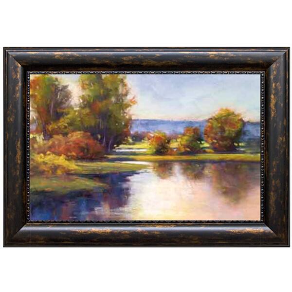 Amanda Houston 'Lake View 1' Framed Art Print - Bed Bath & Beyond - 8002413