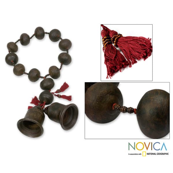 Handmade Achi Bells Ceramic Wall Rosary (Guatemala) - Bed Bath & Beyond ...