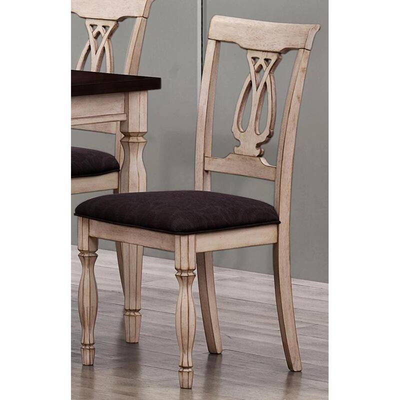 Begonia Two-tone Dining Chairs (Set of 2) - Overstock - 8022176