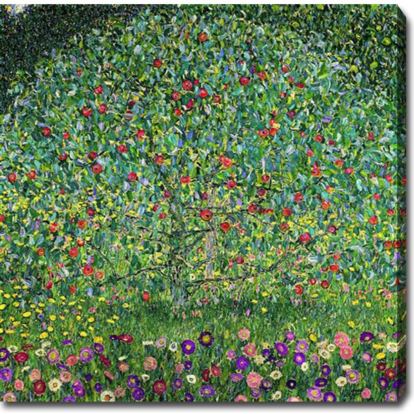 Shop Gustav Klimt 'Apple Tree' Oil on Canvas Art - Multi - Free ...
