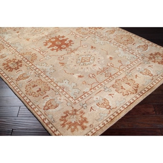 Surya Hand-knotted Bade Beige Wool Traditional Oriental Rug (2' x 3 ...