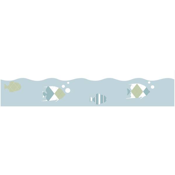 Sweet JoJo Designs Go Fish Ocean Wall Border - Bed Bath & Beyond - 8035919