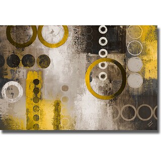 Michael Marcon 'Yellow Liberated' Canvas Art - Bed Bath & Beyond - 8036744