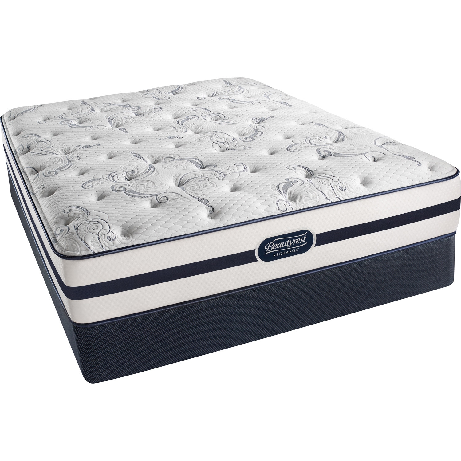 Beautyrest Recharge Issa Plush Full size Mattress Set Bed Bath Beyond 8051433