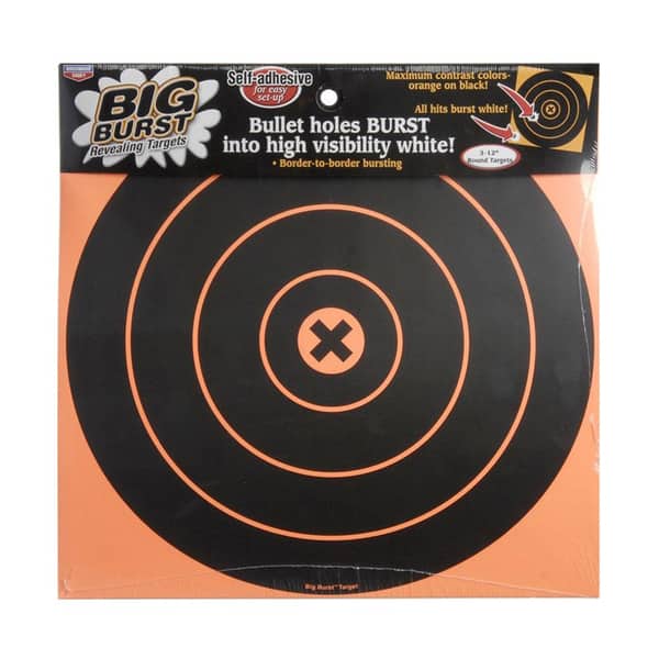 Birchwood Casey Big Burst 12 Inch 25 Sight In Revealing Targets - Bed ...
