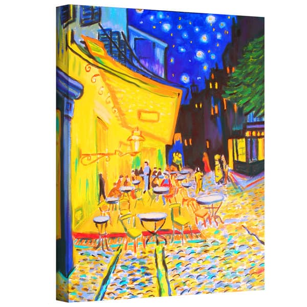 Susi Franco 'Cafe Terrace by Vincent Van Gogh' Gallery-Wrapped Canvas ...