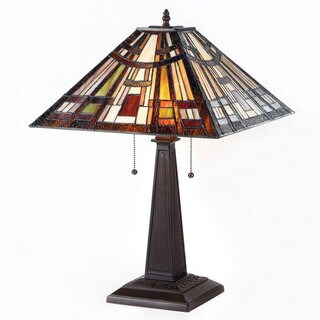 Tiffany Style Mission Design 2-light Table Lamp - Bed Bath & Beyond ...