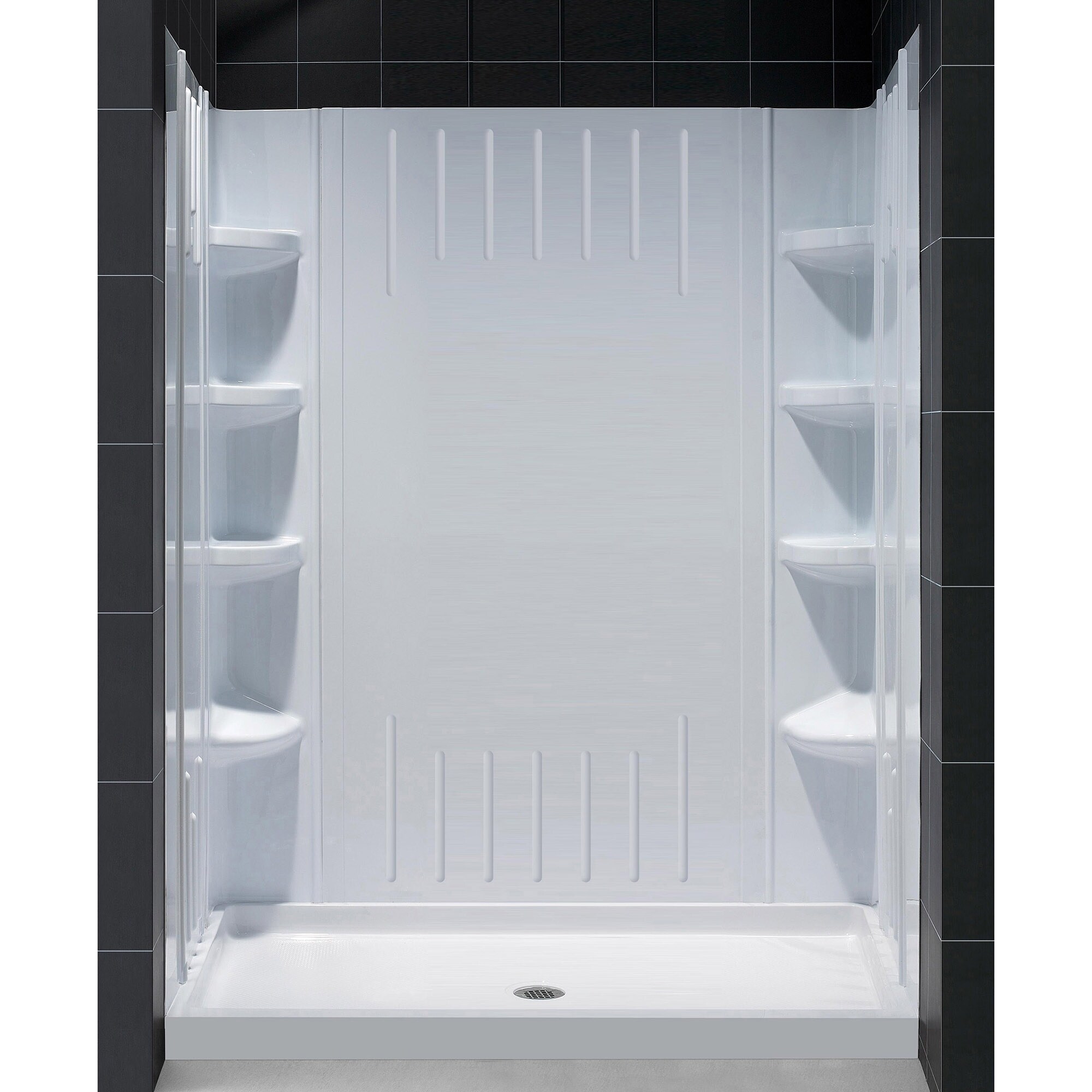 60x36 Shower Pan 34x34 Inch Acrylic Shower Pan - Anti-Slip Surface With ...