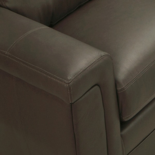 Porsche top grain italian leather sectional sofa store