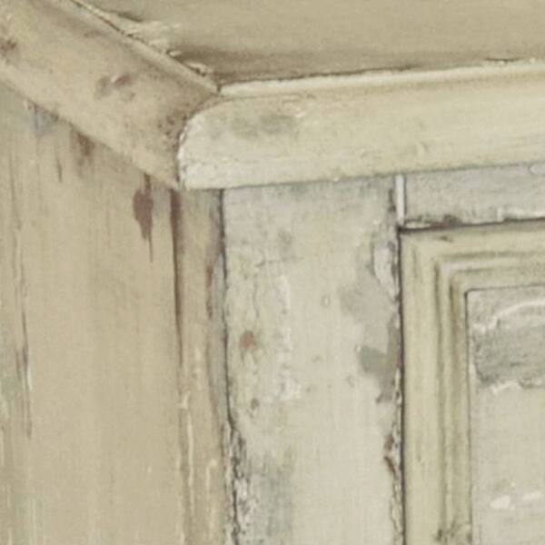 Hand-painted Distressed Antique Ivory Finish Accent Table/ Chest - Bed ...