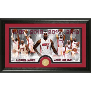 Lebron James MVP Bronze Coin Panoramic Photo Mint - Black - Bed Bath ...