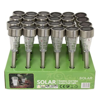 Stainless Steel Mini Multi-Directional Solar Lights (Set of 24 ...