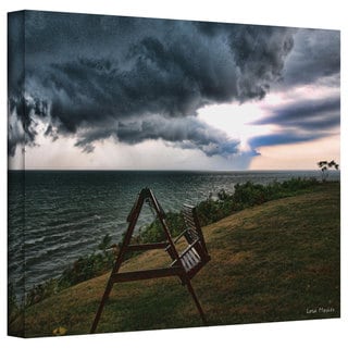 Lora Mosier 'Polterstorm or Thundergeist?' Gallery Wrapped Canvas - Bed ...