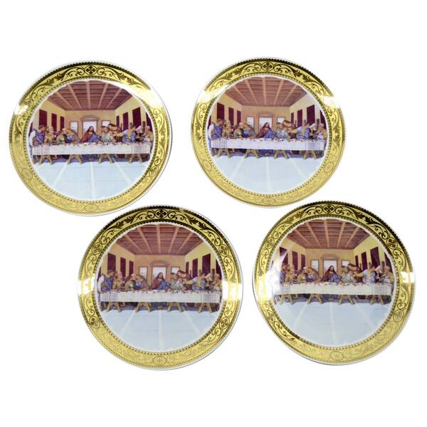 4-piece 9.5-inch Last Supper Plates - Bed Bath & Beyond - 8133654