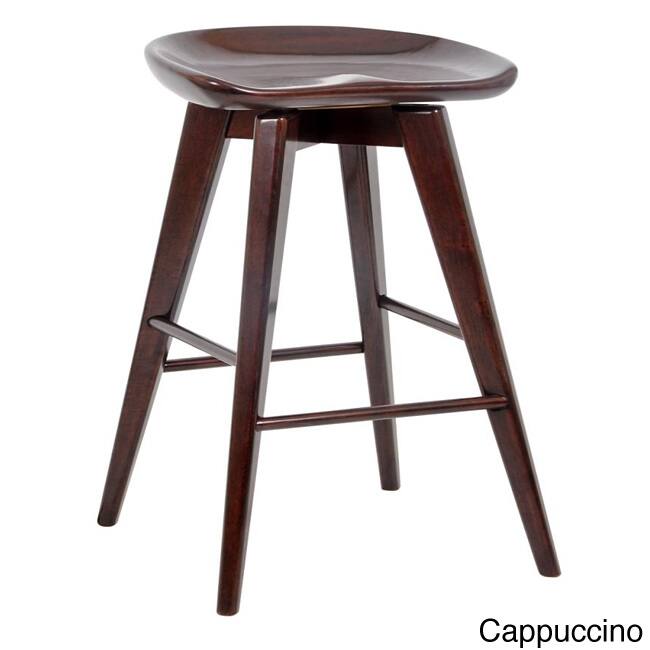 24-inch Bali Backless Swivel Counter Stool - Overstock - 8152965