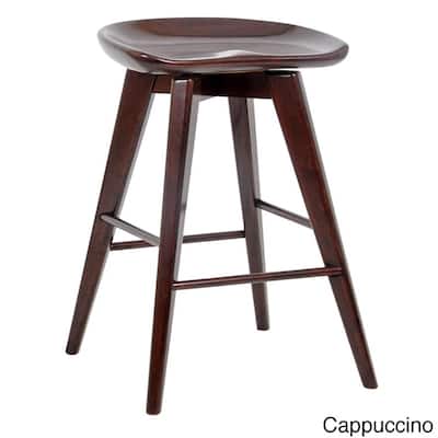 24-inch Bali Backless Swivel Counter Stool - Overstock - 8152965